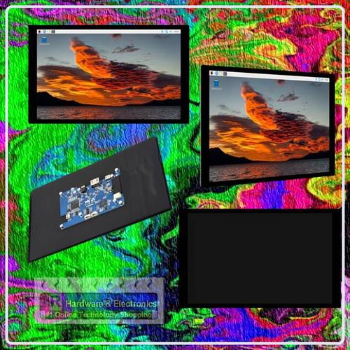 Jual 10.1 inch 1280x800 IPS HDMI Capacitive Touch Display Optical Bonding Toughened Glass Panel ...