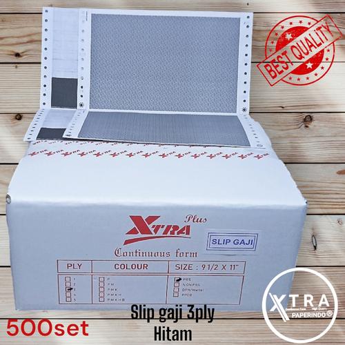 Jual kertas slip gaji continuous form confidential 3ply 1000sheet ...