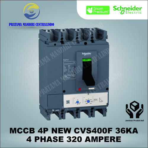Jual MCCB 4P 320A CVS400F SCHNEIDER 4 POLE 320 AMPERE 36KA TMD TM320D ...