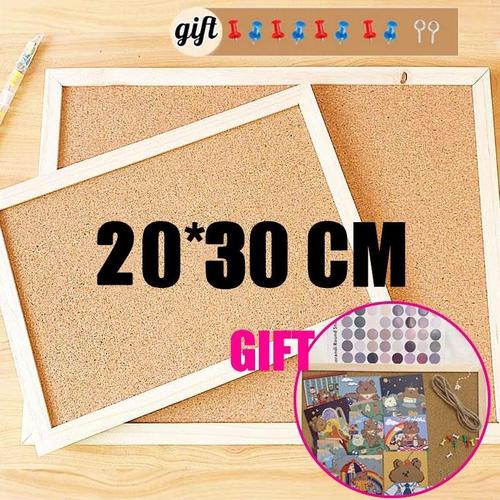 Jual Cork Board Papan Buletin 20X30 Cm Pin Board Dekorasi Ruang Kerja ...