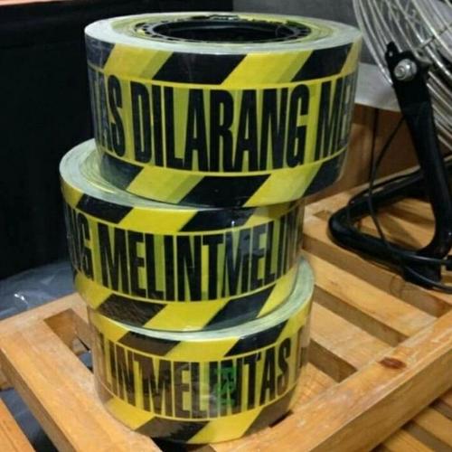 Jual HS Barricade Line/Police Line/Safety Line 3"x300m DILARANG ...