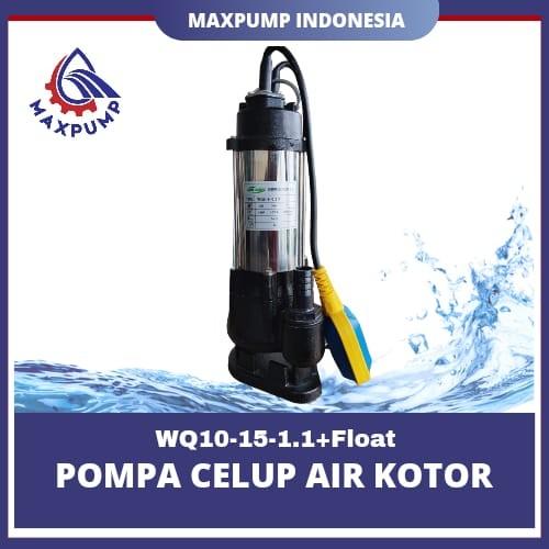 Jual WQ10-15-1.1+FLOAT Pompa Celup Air Kotor / Kolam Ikan Submersible ...