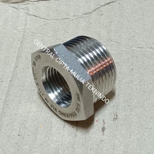 Jual Bushing 1/2" x 3/8" inch Vlok Ring Stainless ss 304 Class 3000 Psi ...