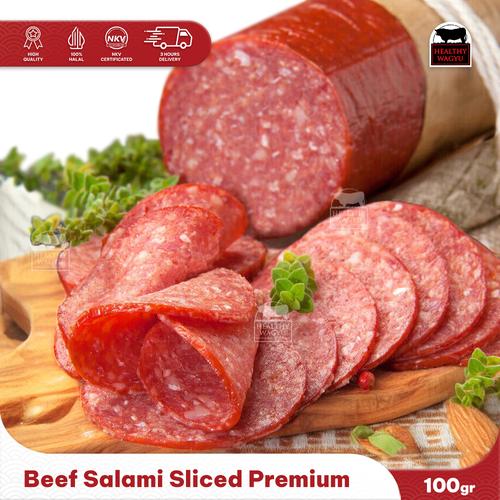Promo Beef Salami Sliced Daging Sapi Salami Pizza Halal 100gr - Kota ...