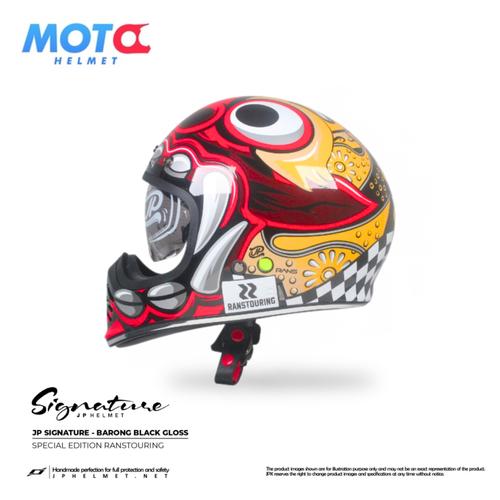 Jual Helm JP Retro Signature Barong/RANS Super Black - L - Kab ...