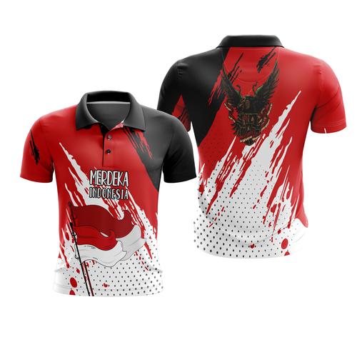 Promo Polo Wangky Kaos Jersey HUT RI 79 Dirgahayu Kemerdekaan Indonesia ...