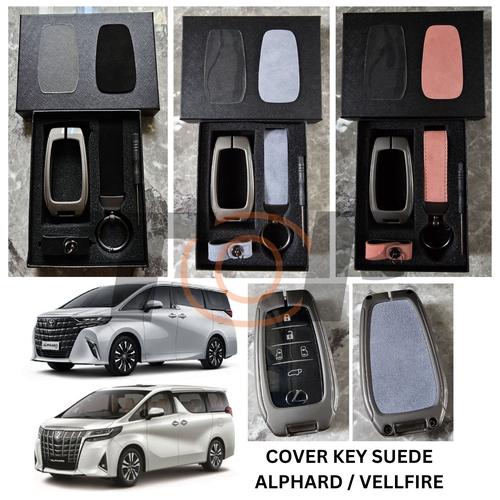 Promo COVER KEY CASE SUEDE ALPHARD VELLFIRE SARUNG CASING REMOTE KUNCI ...