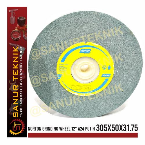 Jual NORTON Grinding Wheel / Batu Asah 12" inch 305 x 50 x 31.75 A24 ...