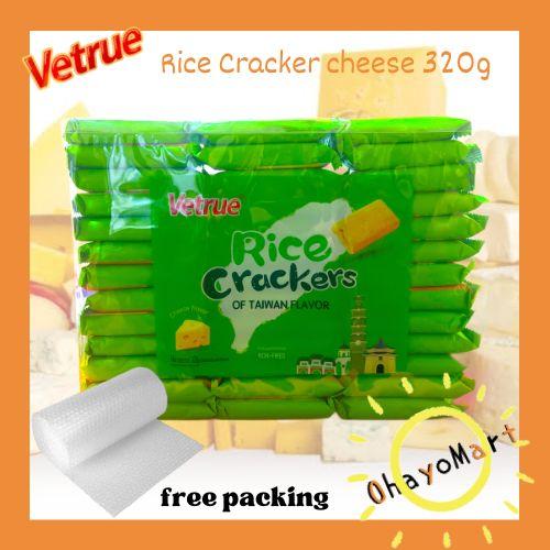 Jual Vetrue Taiwan rice crackers cheese flavor / vetrue Taiwan biskuit ...