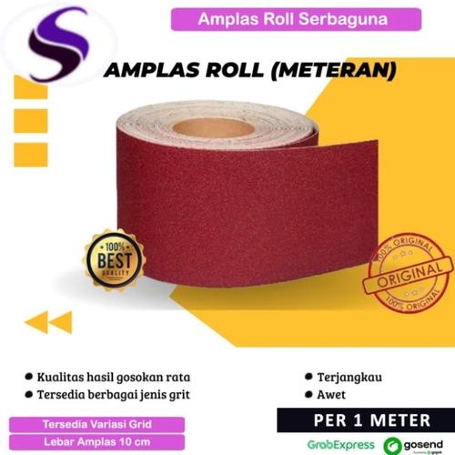 Jual Amplas Roll Meteran Grit Grid 80 100 120 150 Amplas Gulungan ...