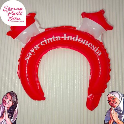 Promo Balon Foil Bando Saya Cinta Indonesia / Balon Bando DIRGAHAYU HUT ...