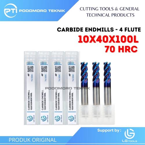 Jual Endmill 10 mm - Hard Cut Carbide Endmill 10 x 100 mm - Merk LG ...