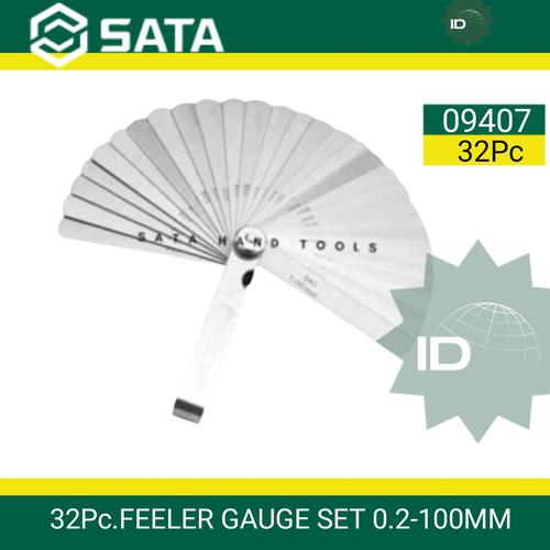 Promo SATA Feeler Gauge Fuller Gauge alat Pengukur Setelan Klep 09407 ...