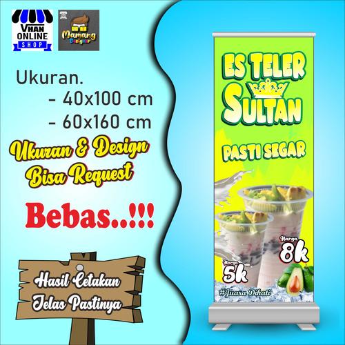Jual Spanduk, Banner, Mmt Es Teler Sultan, Minuman Kekinian, Bagus ...