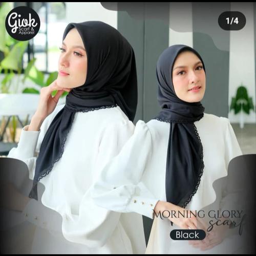 Jual Morning Glory Scarf by Giok Scarf - Kerudung bordir berbagai warna ...