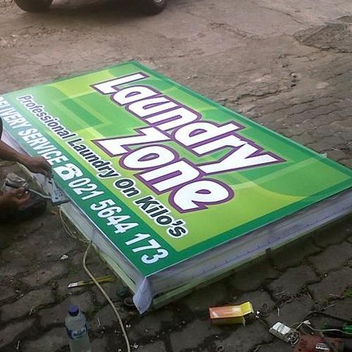 Jual NEW Cetak Spanduk Neon Box / Billboard Outdoor Indoor / Bahan ...