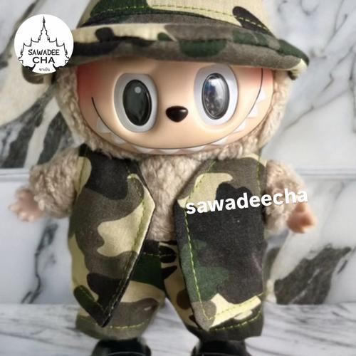 Jual Labubu Macaron - Baju Labubu army / baju military boneka labubu ...