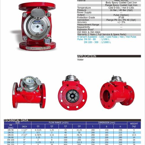 Jual Flow meter limbah 3 inch SHM + kalibrasi - Jakarta Barat - Meteran ...