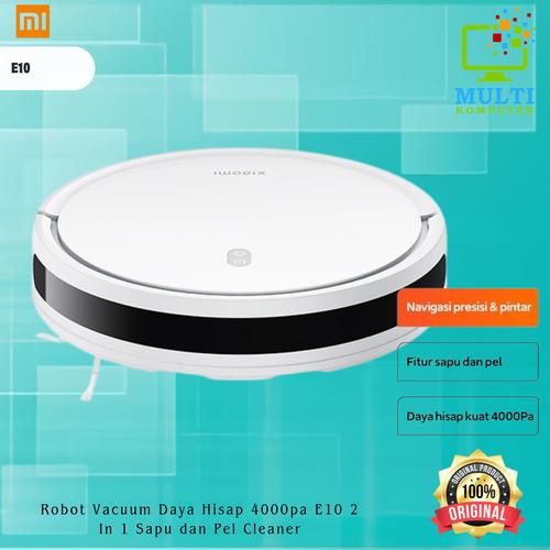 Promo Cleaner Daya Hisap 4000pa Xiaomi Robot Vacuum E10 2in1 Sapu dan ...