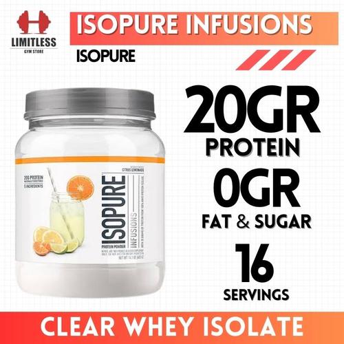 Jual ISOPURE INFUSIONS CLEAR PROTEIN ISOLATE 400gr ISO WPI 90 0.88LB ...