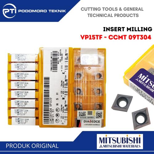 Jual MITSUBISHI - Insert Bubut CCMT 09T304 VP15TF Insert Bubut CCMT ...