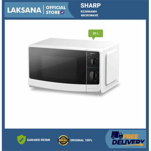 Jual MICROWAVE SHARP R220MAWH - MICROWAVE 20 L 450 Watt R-220MA-WH ...