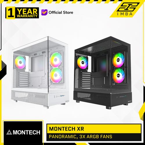 Promo Montech XR Panoramic ARGB [ATX, Chassis] - Hitam Cicil 0% 3x ...