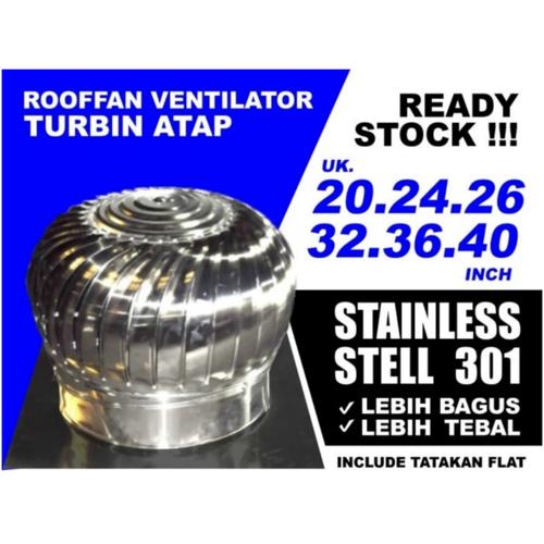 Jual Roof Fan Turbin / Ventilator Blower Atap Indrustrial 36 Inch FT36R ...