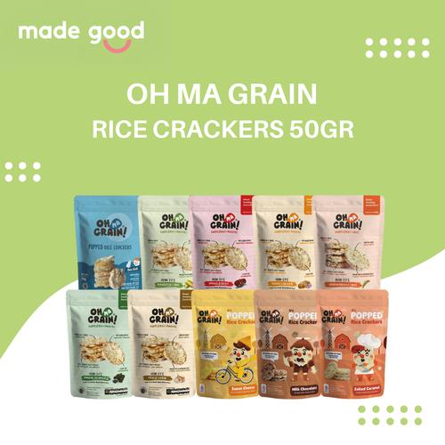 Jual Oh Ma Grain! Rice Crackers 50gr - Snack Beras Sehat Halal Organik ...