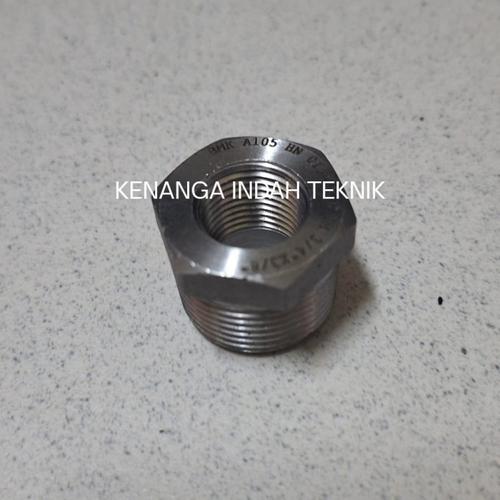 Jual 1/2" x 3/8" inch Vlok Ring / Bushing Besi A105 Class 3000 Drat NPT ...