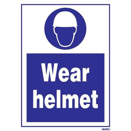 Jual BARU IMO SYMBOL STICKER IMPA 33.5709 WEAR HELMET / IMPA 335709 ...