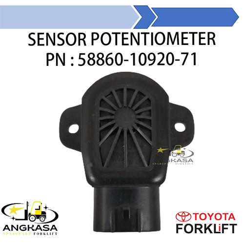 Jual Sensor Potentiometer 58860-10920-71 Toyota Forklift 7FBE10-30 Rear ...