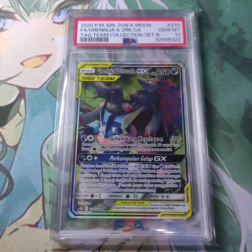 Jual Kartu Pokemon ID Indonesia SM AC3b Greninja & Zoroark GX SR AA PSA 10 - Jakarta Barat - MG ...