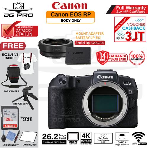 Jual Canon EOS RP Mirrorless Digital Camera Body Only EOS RP BO - EF ...
