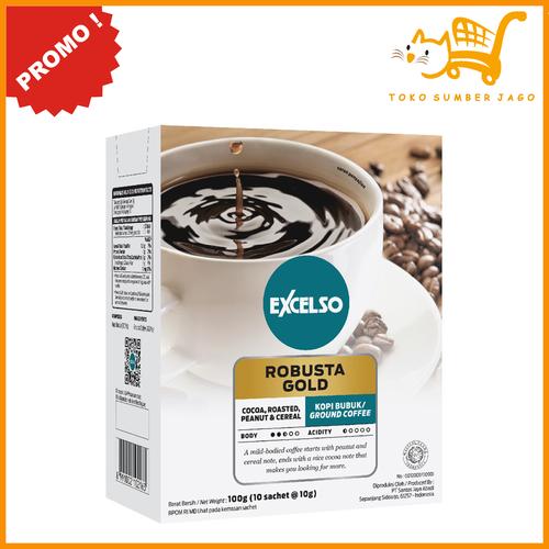Jual Excelso Kopi Single Serving ROBUSTA GOLD - Folding Box (10 Sachets ...