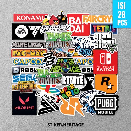 Jual Stiker Sticker PACK GAMES untuk laptop case tumbler stiker laptop ...