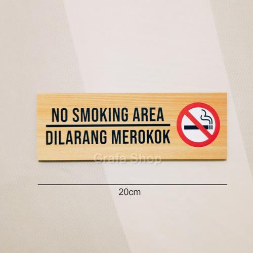Jual Sign label NO Smoking Area / Dilarang Merokok - Kota Semarang ...