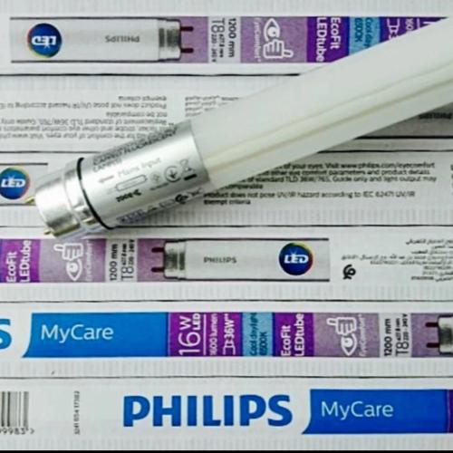 Jual Lampu TL Led T8 16W Philips 120Cm Ecofit My Care Philips TL Led T8 ...