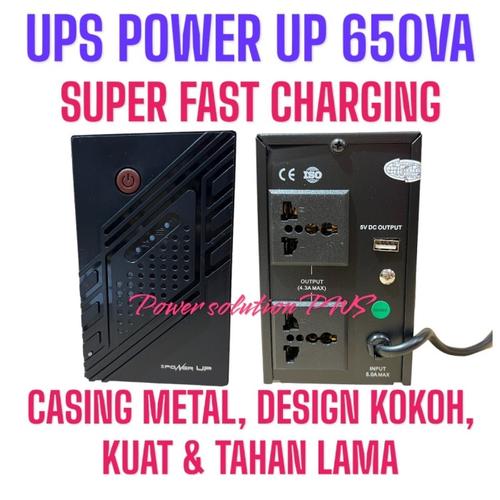 Jual Ups power up 600Va, Power up Ups + Stabilizer 600Va - 650VA ...