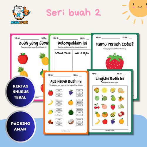 Promo Nuwcraft - Worksheet - Seri buah buahan 2 - Activity Worksheet ...