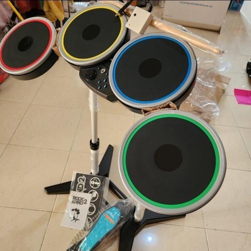 Jual RockBand 2 Drum Kit Wii / PC Clone Hero Guitar Hero Stock Lama ...