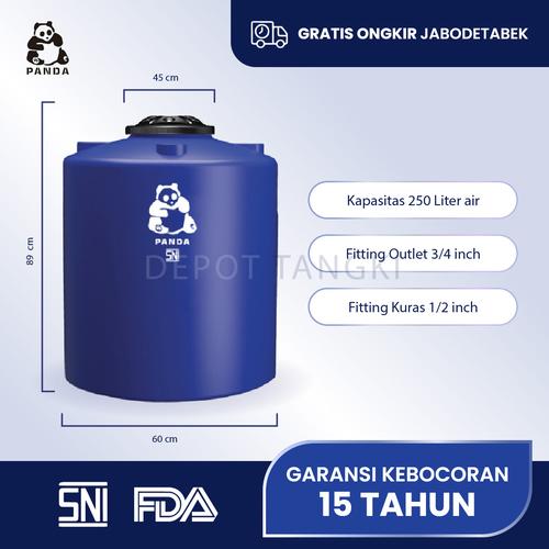 Promo Tangki Toren Tandon Air Panda PAN 25 (250 Liter) PAN 30 (300 ...