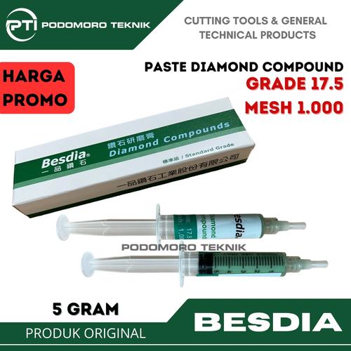 Promo BESDIA Grade 1000 Diamond Compound Grade 17.5 Mesh 1.000 #1000 5 ...