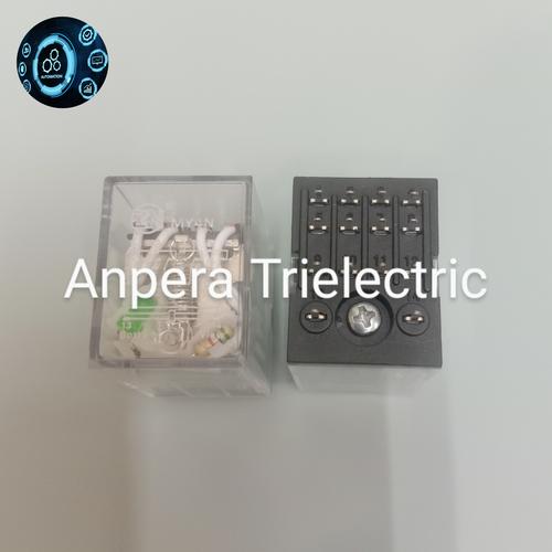 Jual Relay MY4N 24vdc 14 Pin/Kaki ( kaki Model Jarum ) Relay MY4N 24vdc ...