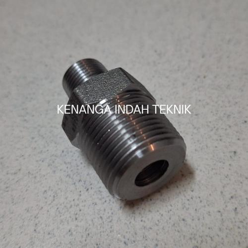 Jual 3/4" x 3/8" inch Double Nepel Reducer Besi A105 Class 3000 Drat ...