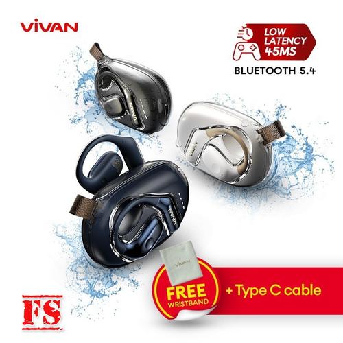 Jual VIVAN Earbuds SPORT X2 OWS Open Ear True Wireless IPX5 Dual ENC ...