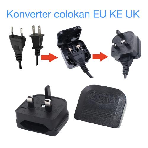 Jual Converter Universal Adaptor Adapter 2 Pin To 3 Pin Plug / 3 Pin ...