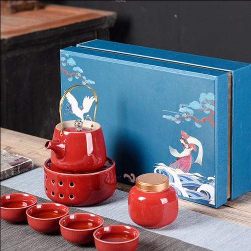 Jual Tea Set Keramik / Hampers / Oriental Teapot Ceramic EB DINING 218/ ...