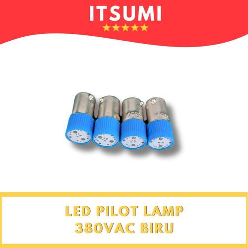 Jual LED Pilot Lamp Warna Merah Kuning Hijau Biru Putih 12 24 110 220 ...