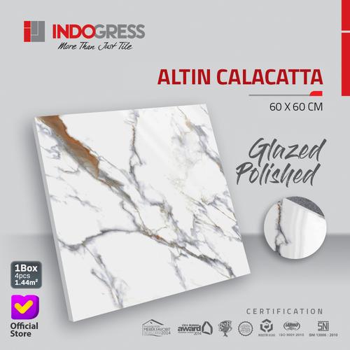 Jual INDOGRESS 1st Grade - Granite Tile Altin Calacatta - 60x60 ...